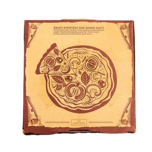 Full Color Baking Kraft Corrugated Paper Pizza Cardboard Pizza Slice ...