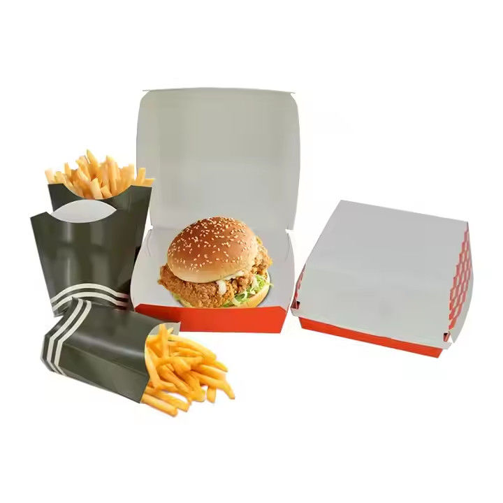 Custom Printed Burger Boxes Biodegradable Fast Food Packaging Eco ...